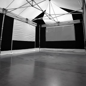 Nůžkový párty stan RedX® PROFI EXTREME 4x12 m (Nůžkový párty stan 4x12 m v naší nejbytelnější hliníkové verzi s možností potisku)
