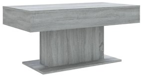 Konferenční stolek šedý sonoma 96 x 50 x 45 cm kompozitní dřevo