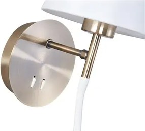 Domoletti Ramzi 18237-AB / Nástěnná lampa / E27 / 60W / LED 3W