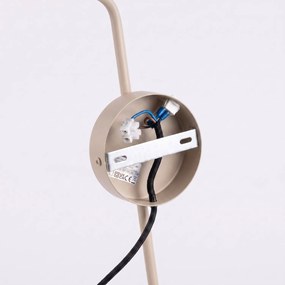 Sollux Lighting Nástěnné svítidlo NOX 1 taupe s vypínačem