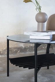 Konferenční stolek Von Staf, kouŕové sklo