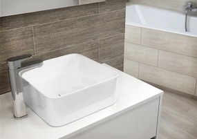 Cersanit Crea - závěsná skříňka pod umyvadlo na desku 80cm, bílý lesk, S924-005