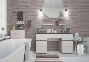 MSV výklopný odpadkový koš 5 L bílý / plast