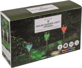 Sada LED zahradních lamp Prisma 37 cm 3 ks