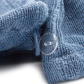 Bavlněný froté turban do sauny a wellness Comfort tmavě modrý