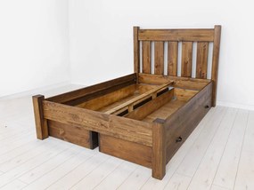 Borovicová postel Rustyk / Mieszko II 180 cm