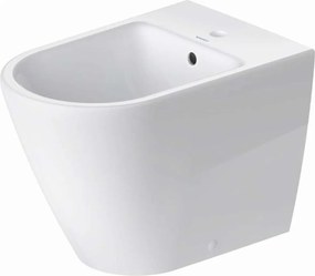 Duravit D-Neo - Stojící bidet, s přepadem, otvor pro baterii, matná bílá 2295103200