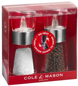 Cole & Mason FLIP 180 dárková sada, mlýnek na pepř a sůl 154mm