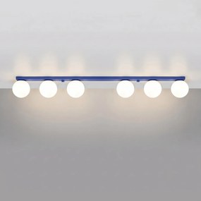 Sollux Lighting Stropní svítidlo YOLI 6 ultramarín