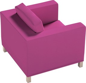 Potah na křesko IKEA Karlanda, krátký barva růžová látka pletený vzor