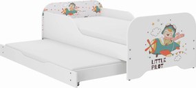 Wooden Toys Dětská postel MIKI 160x80 MAŁY PILOT s funkcí spaní (1)