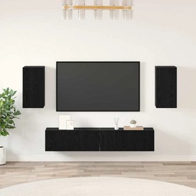 Sestava TV skříněk 4 ks Černý dub Kompozitní dřevo 3393238