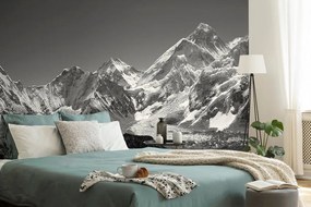 Tapeta krásně zasněžené vrcholky hor - 300x200 cm