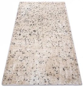 koberec FLUFFY 2372 shaggy sůl a pepř krém / antracit velikost 160x220 cm | krásné koberce cz