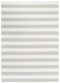 Koberec Big Stripe: Šedo-bílá 80x260 cm