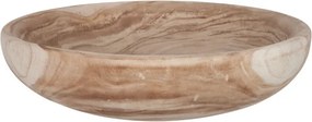 Dřevěná mísa Paulownia L - 48*48*12 cm