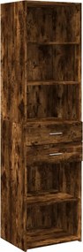 Skříň highboard kouřový dub 50 x 42,5 x 185 cm kompozitní dřevo 3281459