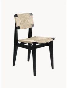 Dřevěná židle z dubového dřeva a vypleteným sedákem C-Chair