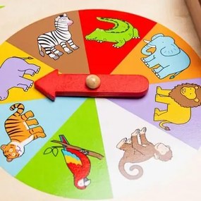 Bigjigs Toys Ruleta se zvířátky / od 3 let