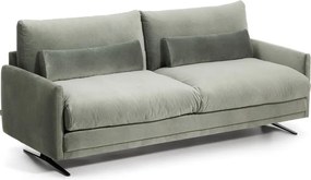Zelená sametová pohovka 210 cm Veliro – Kave Home