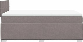 Box spring postel s matrací taupe 120x190 cm textil 3285831