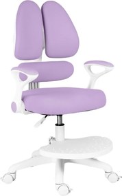 Dětská rostoucí židle Neoseat KIDDY TWO — látka, pratelný potah, fialová