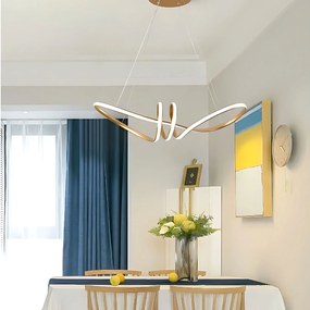 Toolight Závěsné LED osvětlení E39 LHJ036-CP zlaté