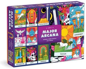 Galison Oboustranné puzzle Major Arcana 500 dílků