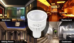 LED Solution Mi-Light MiBoxer RF LED žárovka RGB+CCT 6W GU10