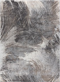 Dywany Łuszczów, Kusový koberec Fusion 9617 dark grey/brown, 80x150, šedá, kancelář