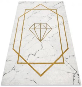 koberec EMERALD výhradní 1019 glamour, stylový diamant, mramor krém / velikost 200x290 cm | krásné koberce cz