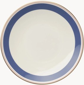 Sada snídaňových talířů z kostního porcelánu Capri, 6 dílů