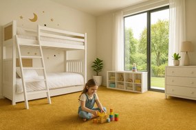 Vopi, Metrážový koberec Eton Exklusive žlutý - neúčtujeme odřezky z role, na míru, šíře 2m,3m,4m, žlutá, ab (mřížka), dětský pokoj