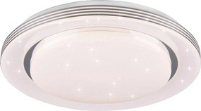Stropní LED svítidlo hvězdná obloha Atria průměr 58 cm bílé