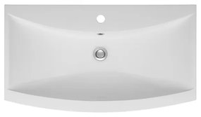 BPS-koupelny Koupelnová skříňka s umyvadlem z litého mramoru Oliv A 80