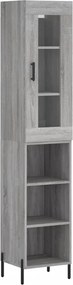 Skříň highboard šedá sonoma 34,5 x 34 x 180 cm kompozitní dřevo 3199375