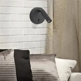 TK Lighting Enzo 4237 černá / Nástěnné svítidlo / G9