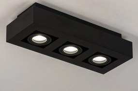 Stropní LED svítidlo Rivolli Black 3