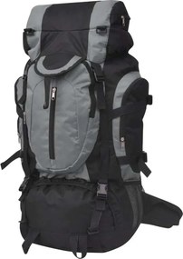 vidaXL Outdoorový batoh XXL 75 l černý a [91106] Barva: Modrá