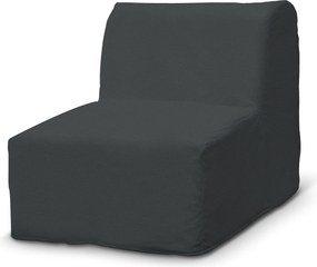 Potah na křeslo Lycksele jednoduchý barva šedá látka sametová