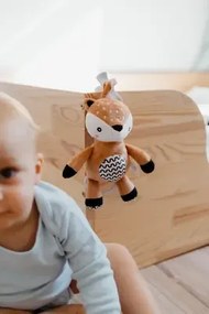 BABYTED Chrastítko Srneček / Plyš / 30 cm / závěsný klip / 0m+