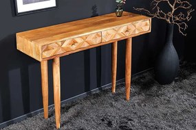 Designový konzolový stolek z masivu Alpine Akácie 102cm