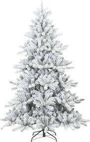 Umělý Skládací Vánoční Strom s stojanem Bílá 210 cm PVC a ocel 3397738