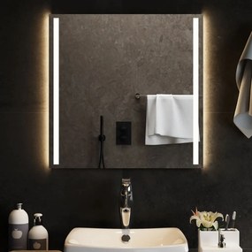 Koupelnové zrcadlo s LED osvětlením 60 x 60 cm