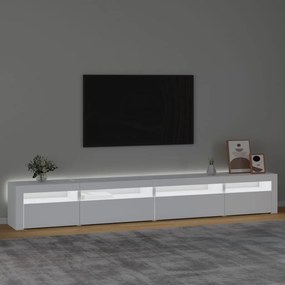 TV skříňka s LED osvětlením bílá 270x35x40 cm 3152746