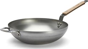 De Buyer 5717.32 - Pánev Wok MINERAL B BOIS 32 cm
