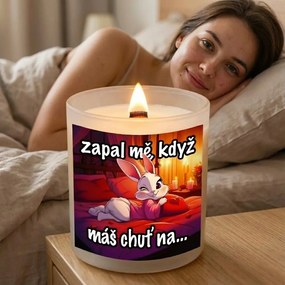 Ahome CZ Krásná svíčka Zapal mě, když máš chuť na - Paní králíková