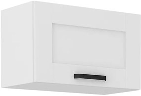 STL 60 cm skříňka horní jednodveřová (otevírání nahoru) LUNA Barevné provedení LUNA: Bílá / Prachově šedá
