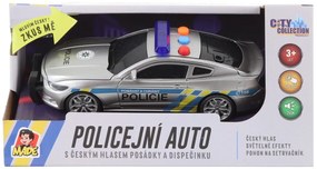 Policejní auto na setrvačník s českým zvukem