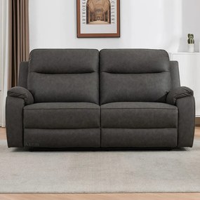 Sedací sestava MALAGA 2,5+1+1 s FUNKCÍ RELAX | tmavě šedá